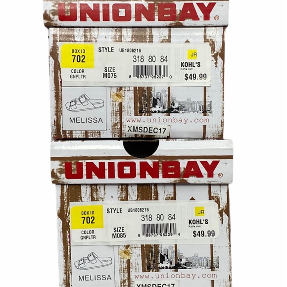 UNIONBAY | Shoes | Union Bay Double Buckle Sandal | Poshmark